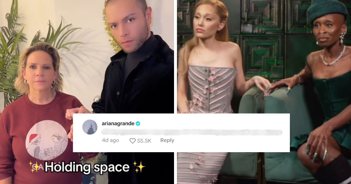 Ariana Grande finally addressed the holding space Wicked meme