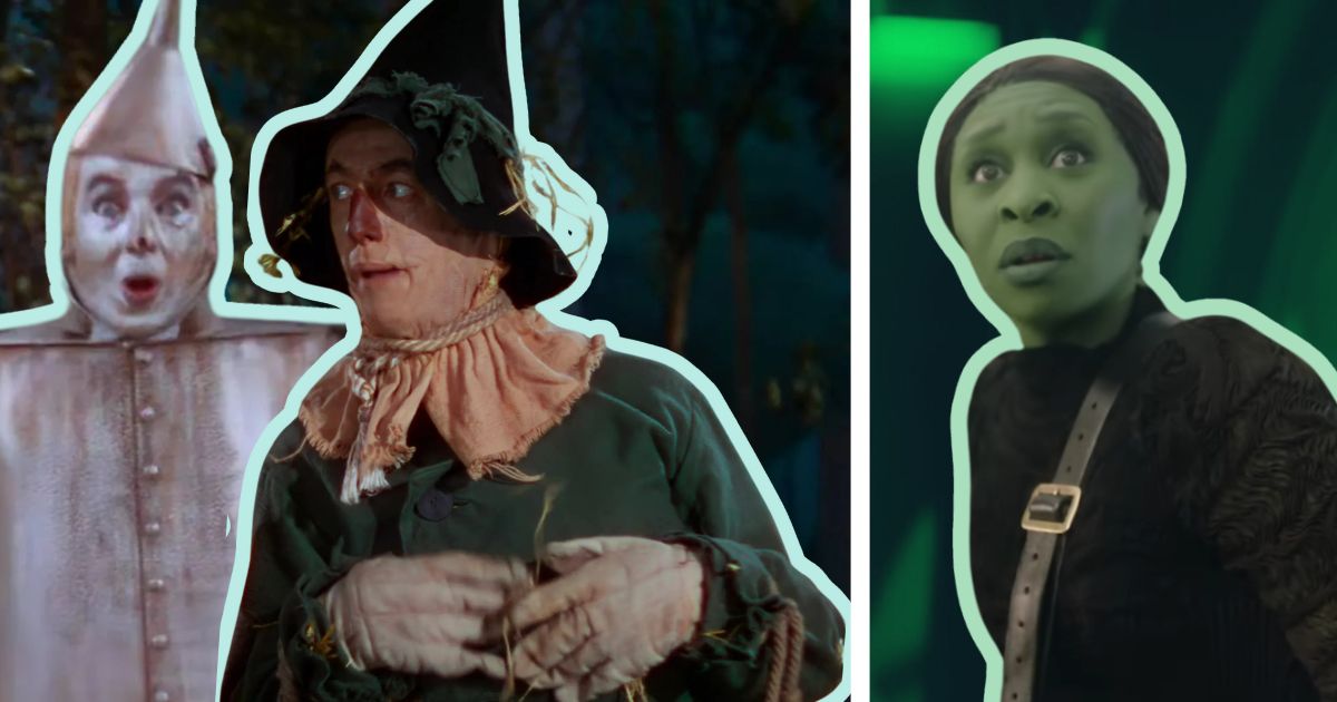 The link between Wicked and the scarecrow, Tin Man and lion