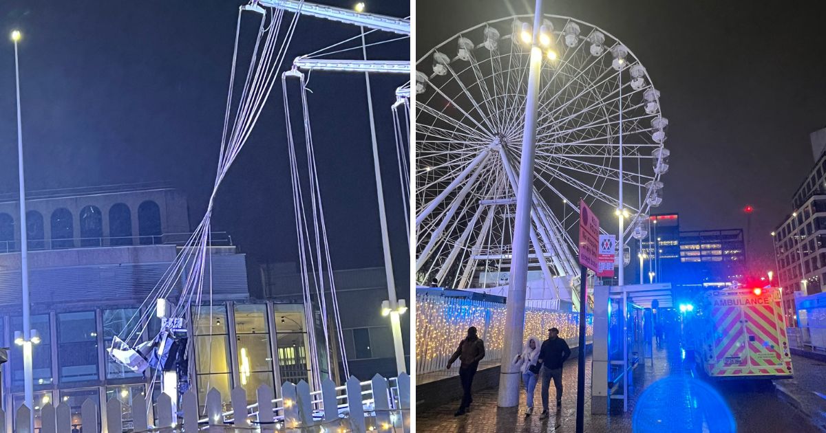 Two hospitalised after Birmingham city centre fairground ride 'failed ...