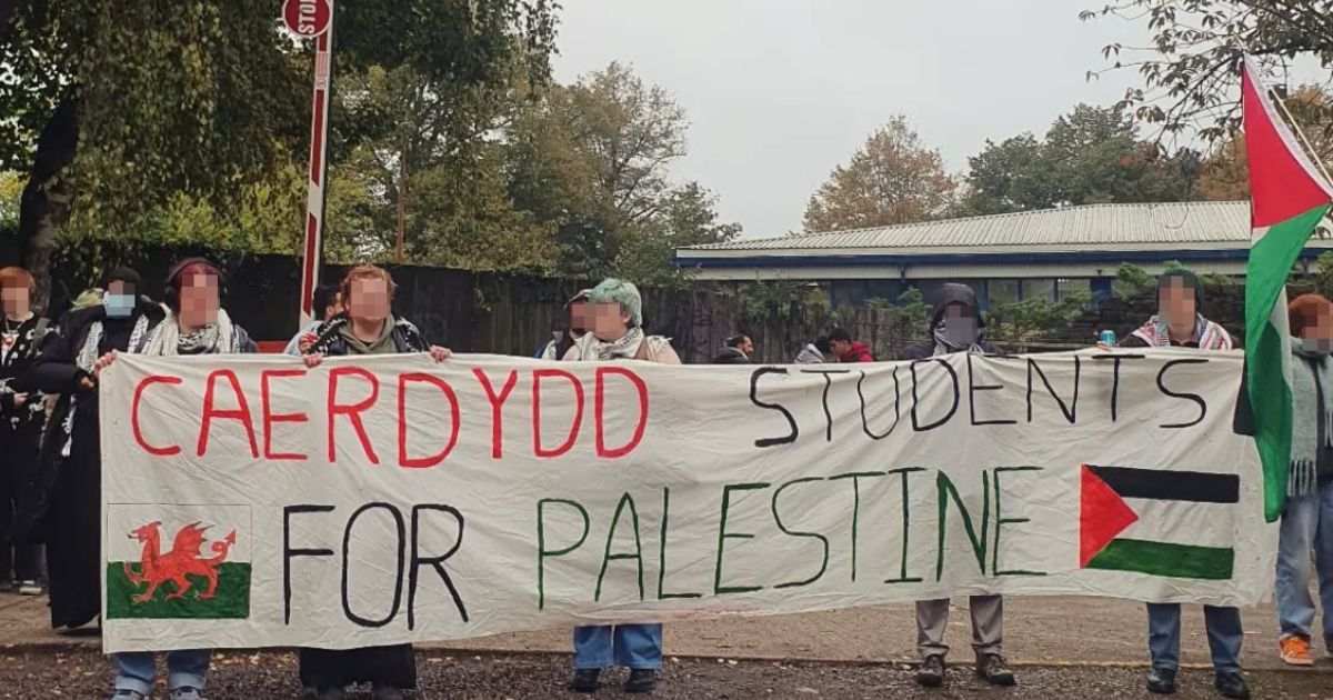 Two Cardiff University students suspended after participating in pro ...