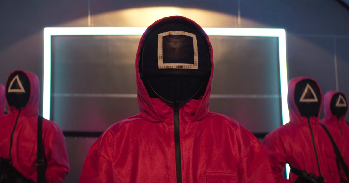 What the shapes on Squid Game guards' masks actually mean