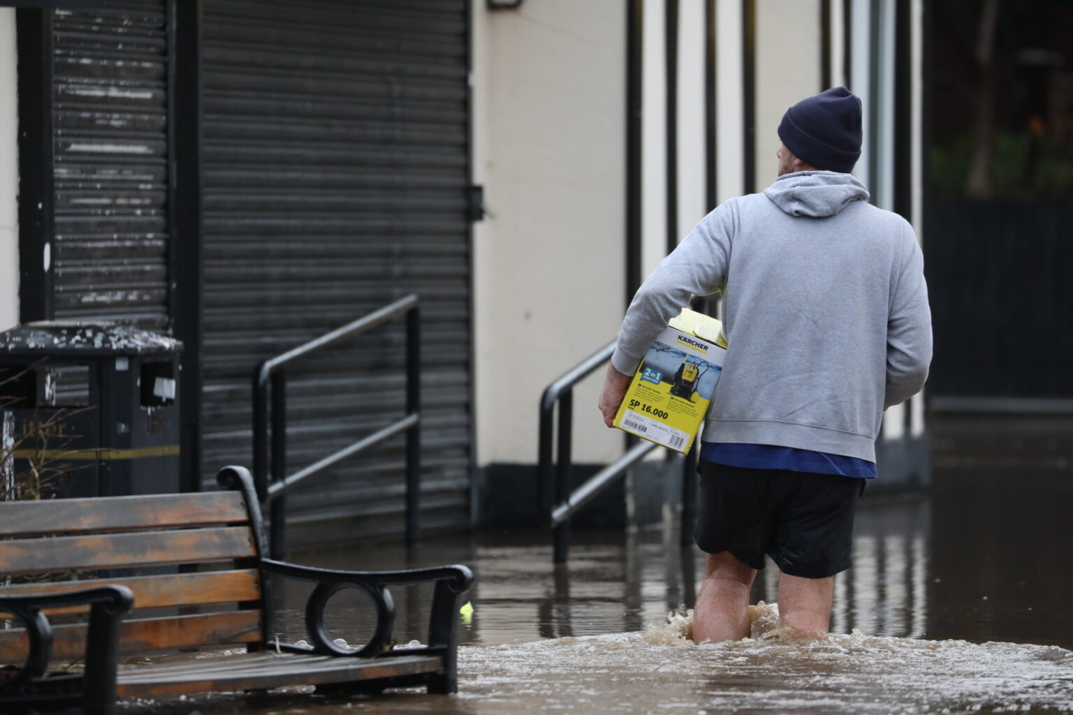 In pictures: Manchester floods on New Year's Day cause chaos