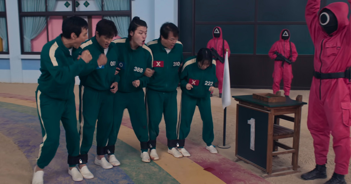 Squid Game designer reveals cruel relevance of the rainbow floor