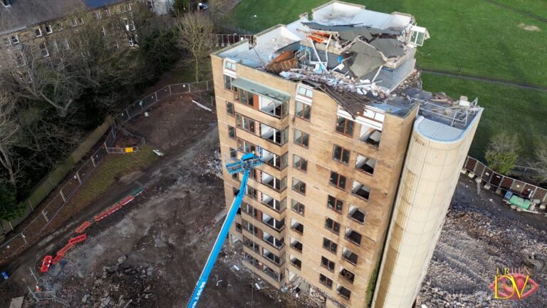Photos show Castle Leazes being torn down after 50 years to make way ...