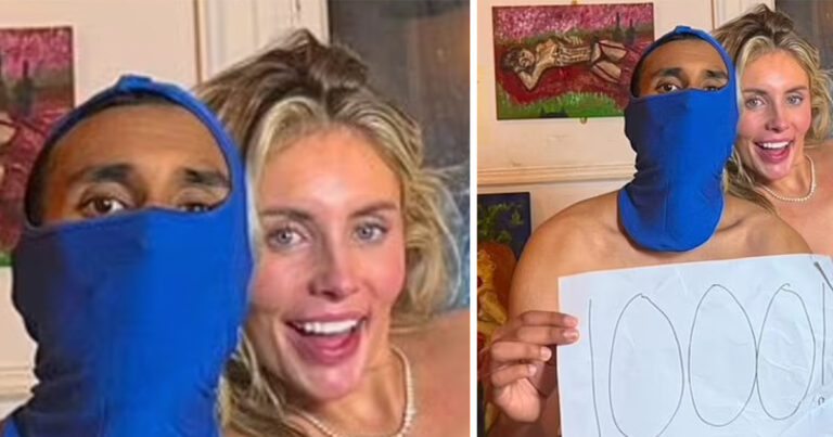 This guy proudly posed as 1000th man in Bonnie Blue challenge