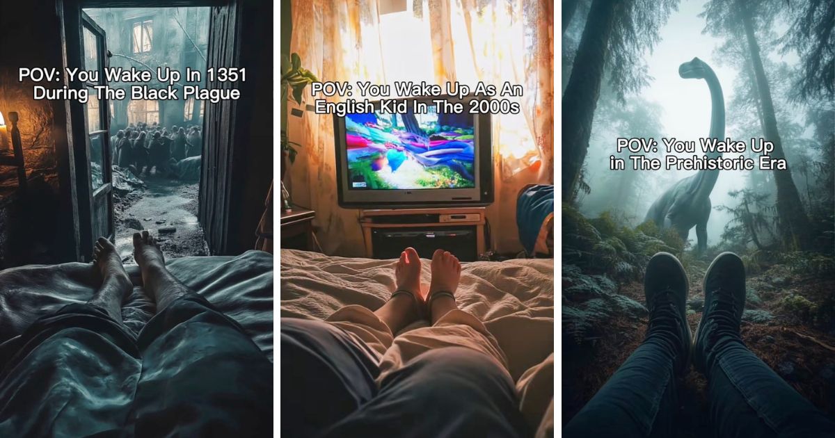 Here's an explainer of the POV wake up AI TikTok trend
