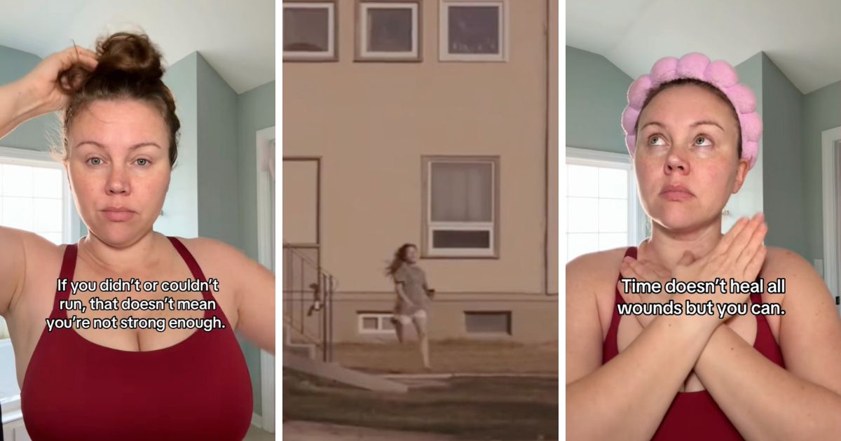 Girl who inspired the run like a girl TikTok has explained its origins