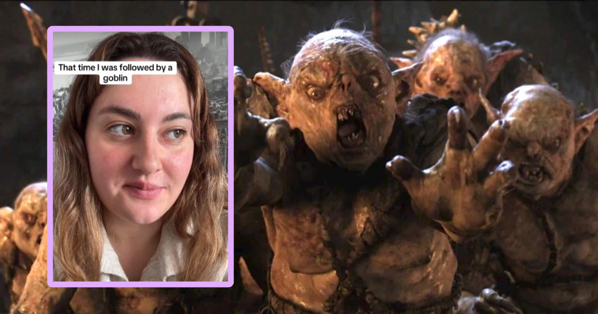 People on TikTok claiming they've been followed by goblins
