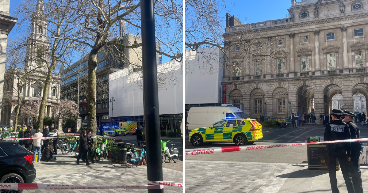 Incident following van crash at King's College London, reports say
