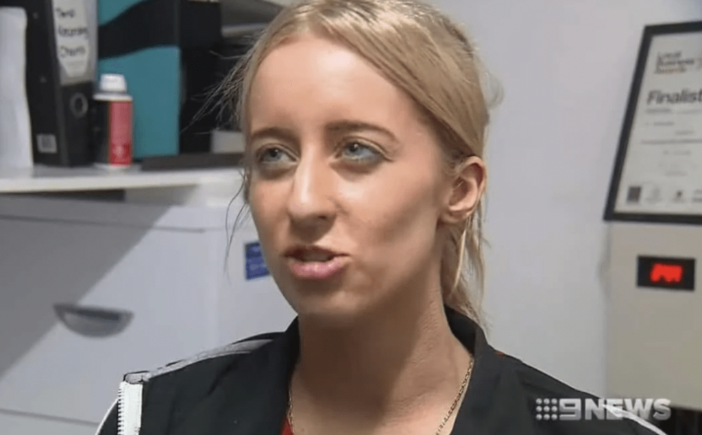Clip of Jamie on TV before MAFS Australia shows her 'before fillers'