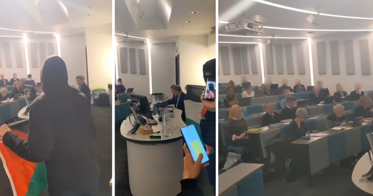 Pro-Palestine protesters disrupt senior management meeting at the ...