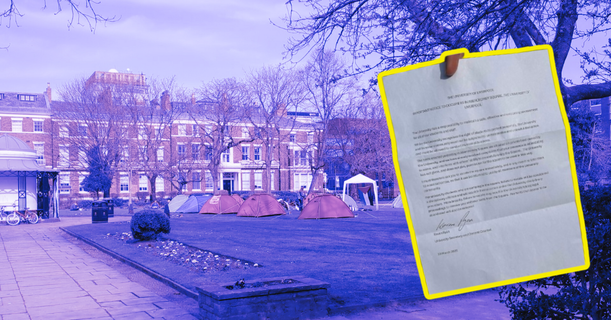 Pro-Palestine protesters asked by UoL to 'vacate' Abercromby Square ...