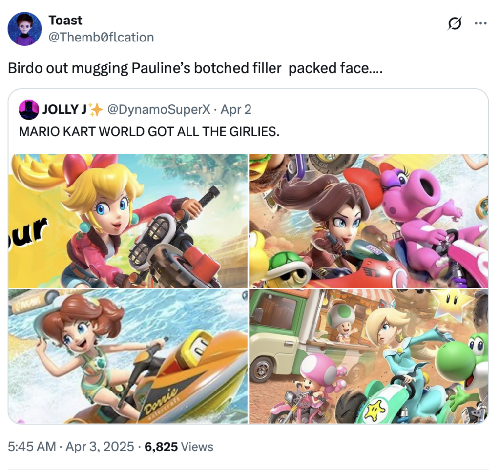 The Mario Kart World girlies are going viral and causing chaos