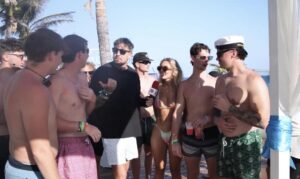 Watch the full video of Bonnie Blue's filthy Spring Break event