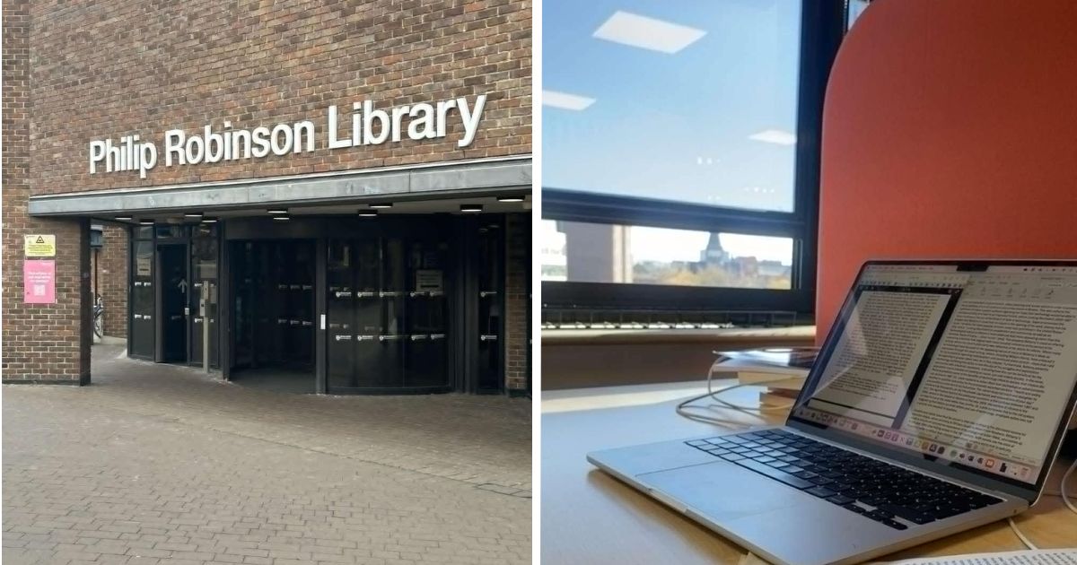 Everything in Newcastle Uni libraries that make me want to drop out