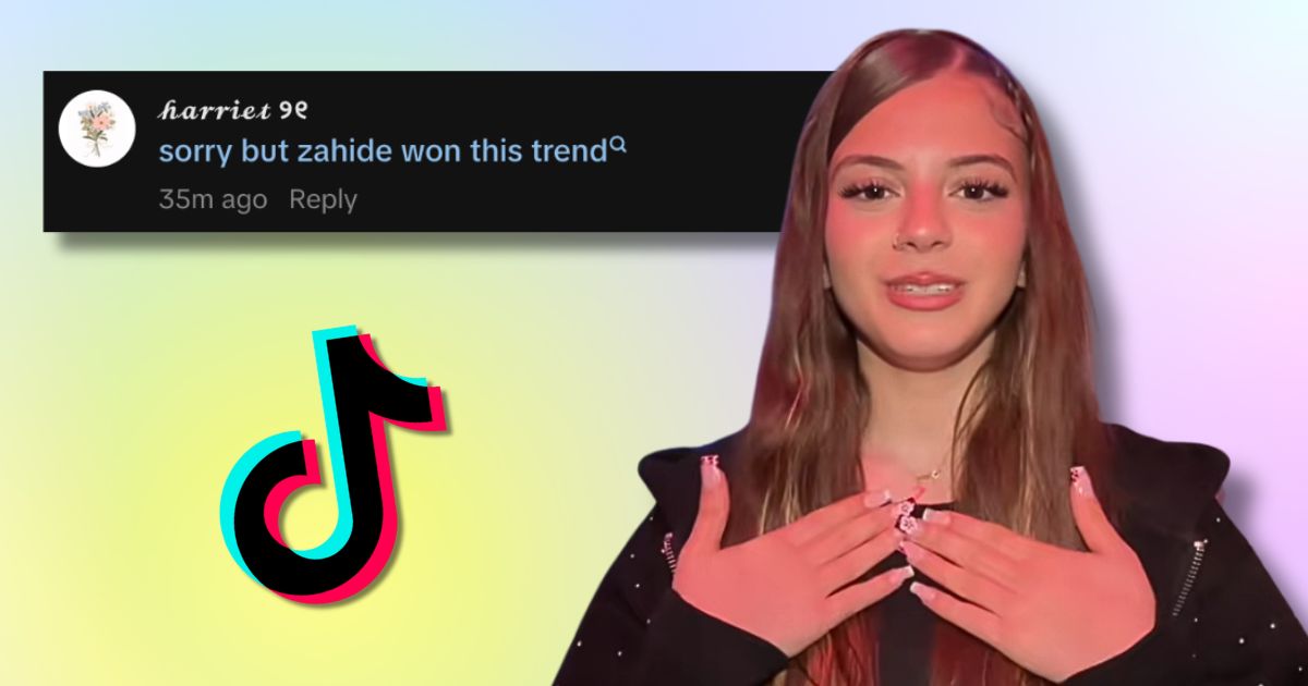 The meaning behind 'Zahide won this trend' on TikTok