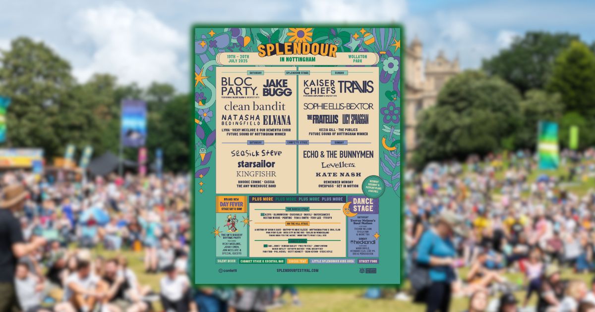 Here's everything you can expect at Nottingham's Splendour Festival ...