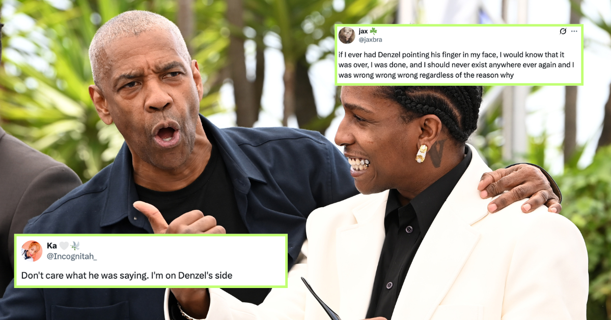 Lip reader reveals what Denzel Washington screamed at Cannes