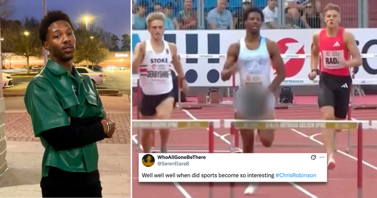 Chris Robinson suffers x-rated moment during hurdles race