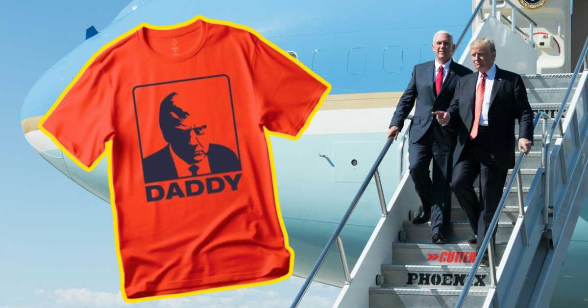 Donald Trump is selling his own 'Daddy' t-shirt and it's pretty cheap