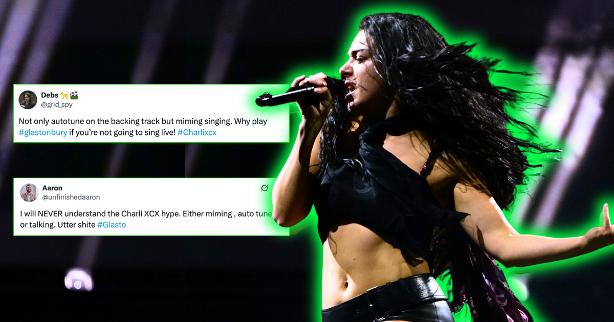 Charli XCX responds after being accused of miming at Glastonbury