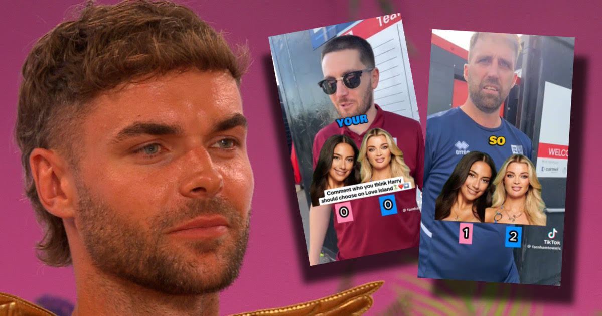 Love Island Harry football mates dragged for now removed TikTok