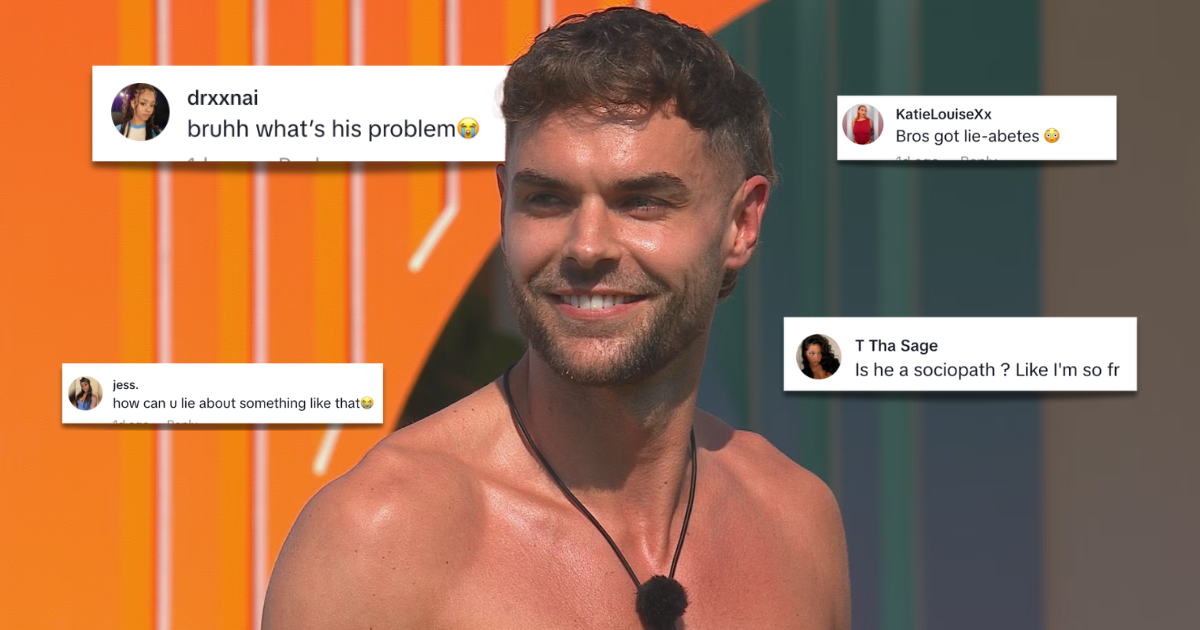 People have caught Love Island’s Harry in a ‘diabolical’ lie