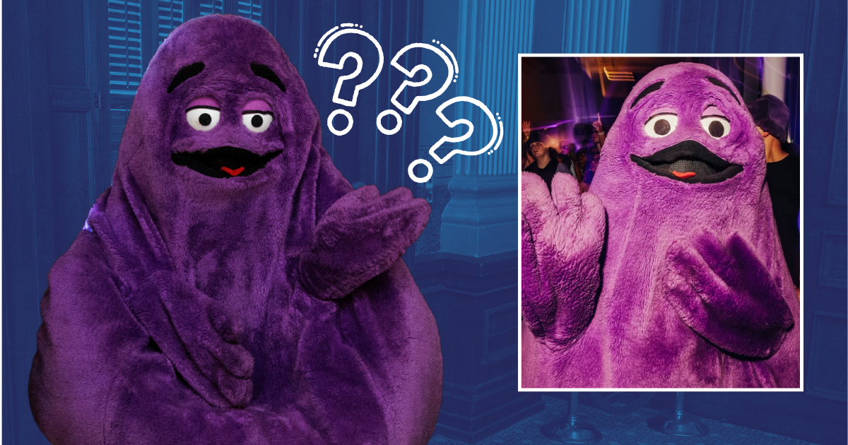 McDonald's just revealed what Grimace is and it's so stupid
