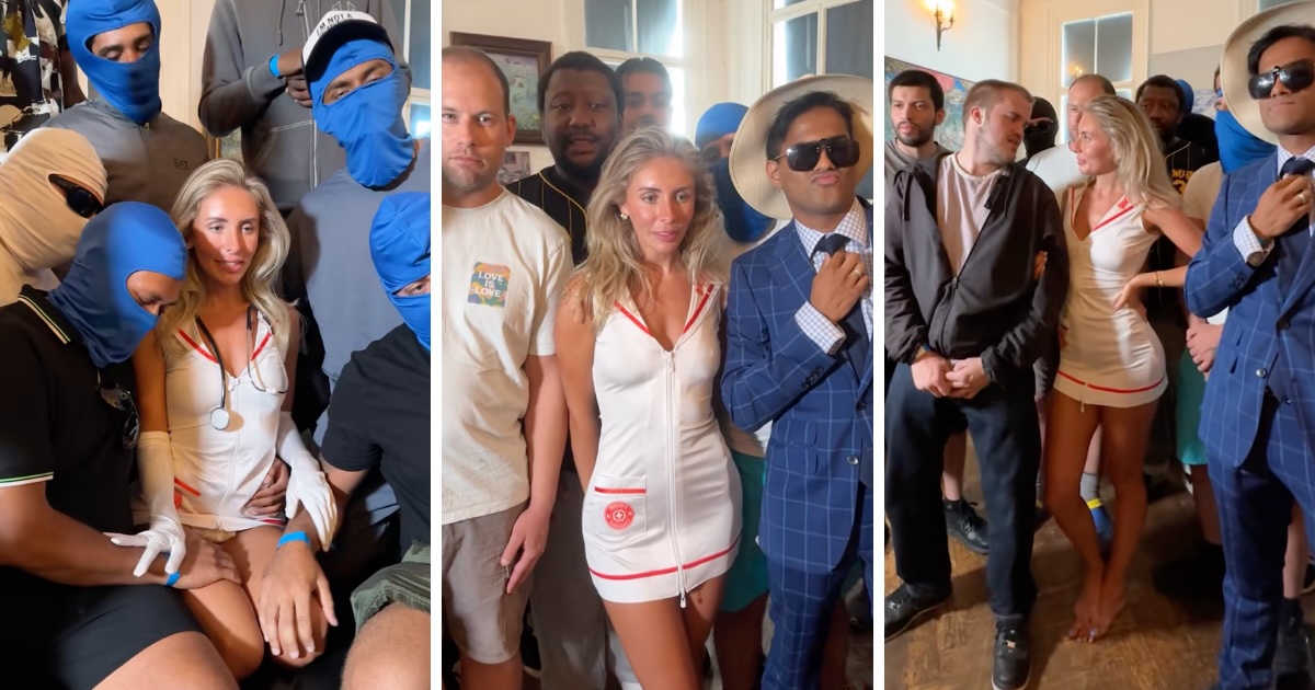 The first videos from Bonnie Blue's filthy new nurse stunt are here