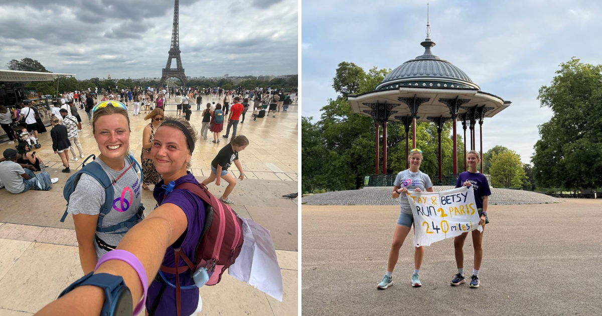 Two Cardiff University students have just run 245 miles to Paris for ...