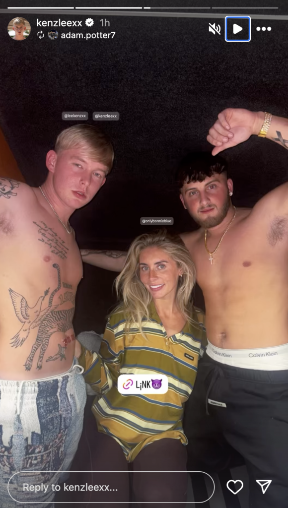 These lads went to Bonnie Blue's Bang Bus, and there are pics