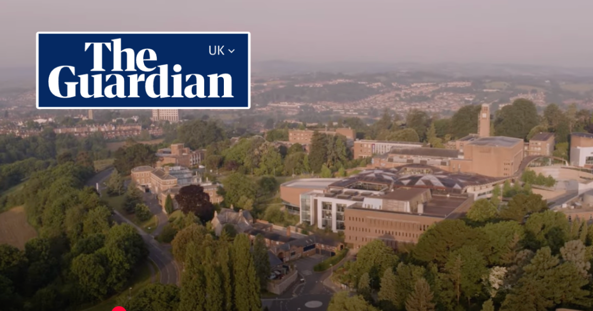 Exeter rises one spot in the Guardian University Guide 2026