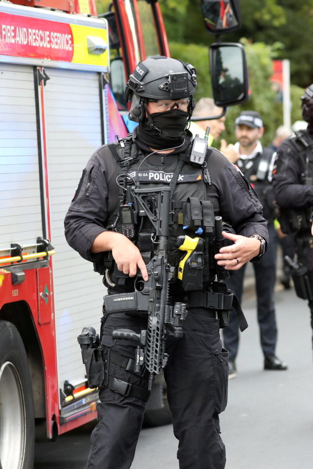 Two killed in Manchester stabbing as suspect shot dead
