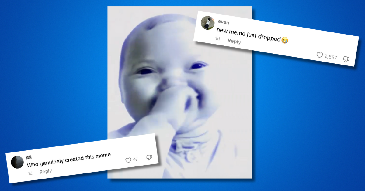 What the hell is that laughing baby meme that's all over TikTok?!