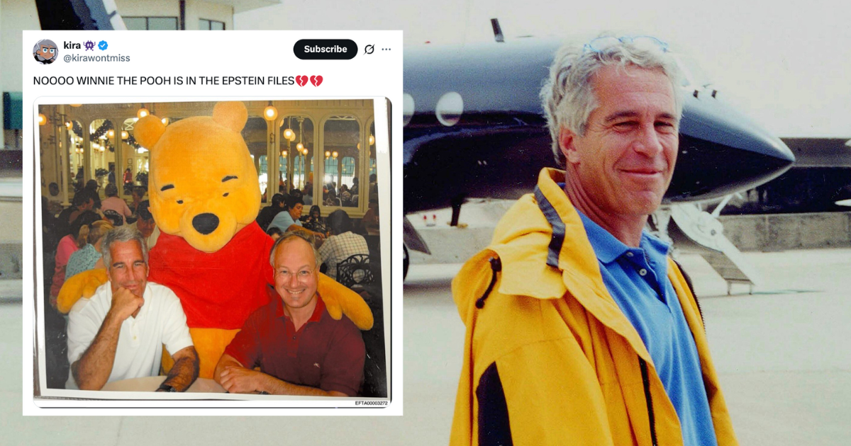 Erm, why was Winnie the Pooh in the Epstein files?