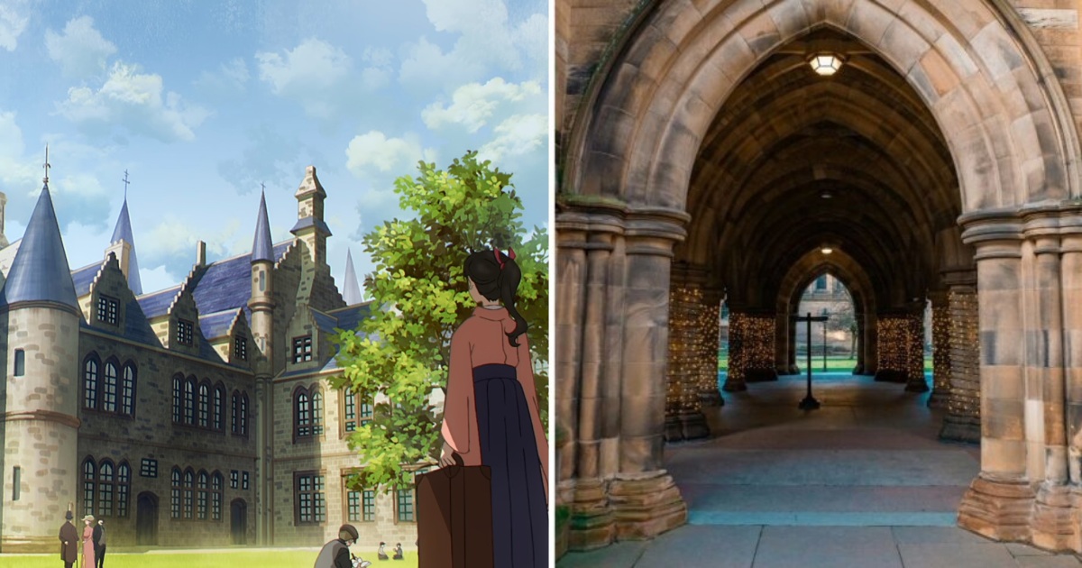 Every Glasgow University location featured in Netflix's new anime show ...