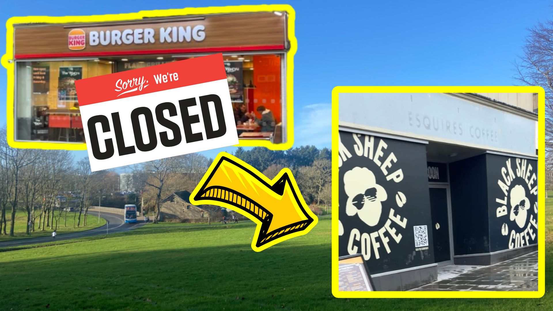 Black Sheep Coffee opening in place of Lancaster Burger King